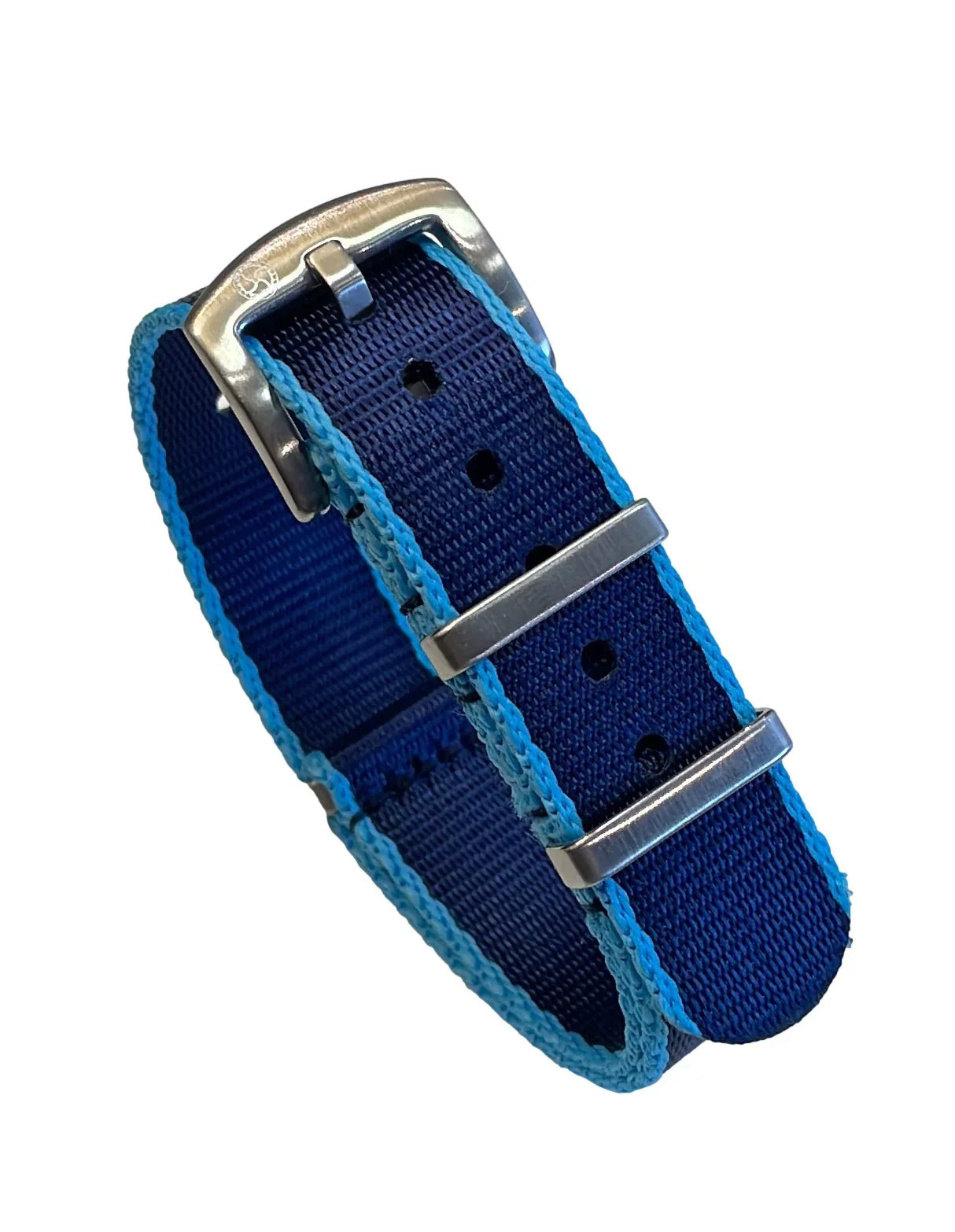 Seat Belt Nato - Light Blue/Blue – MisterChrono